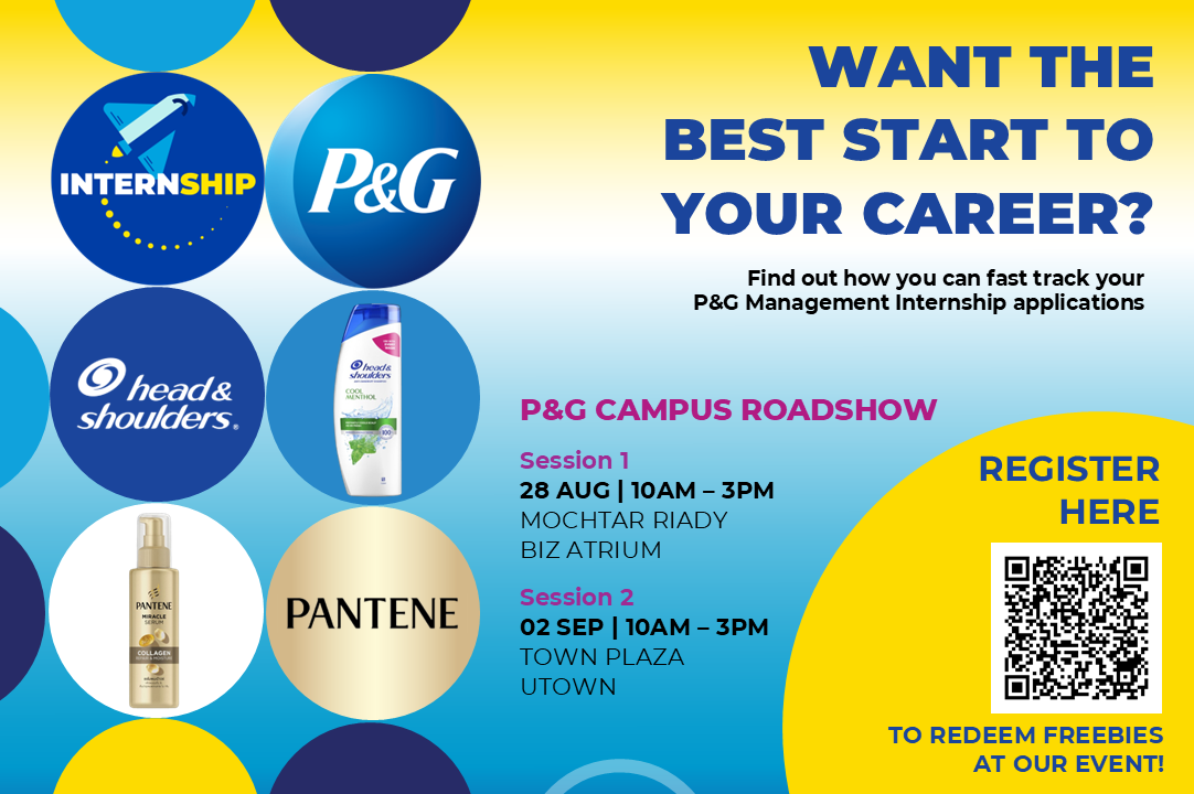 P&G Campus Roadshow - NUS Centre for Future-ready Graduates