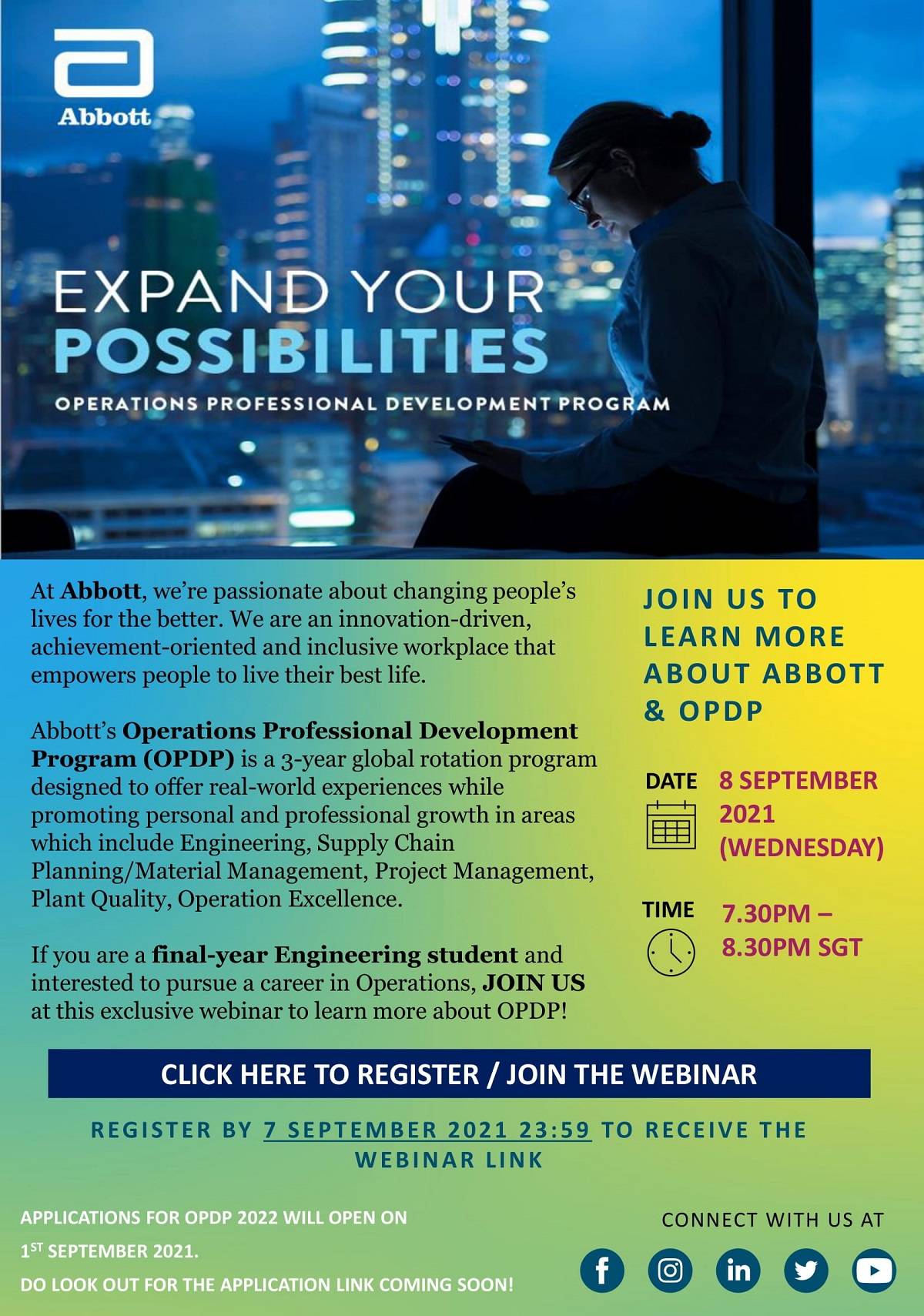 Abbott Operations Professional Development Program Recruitment Webinar ...