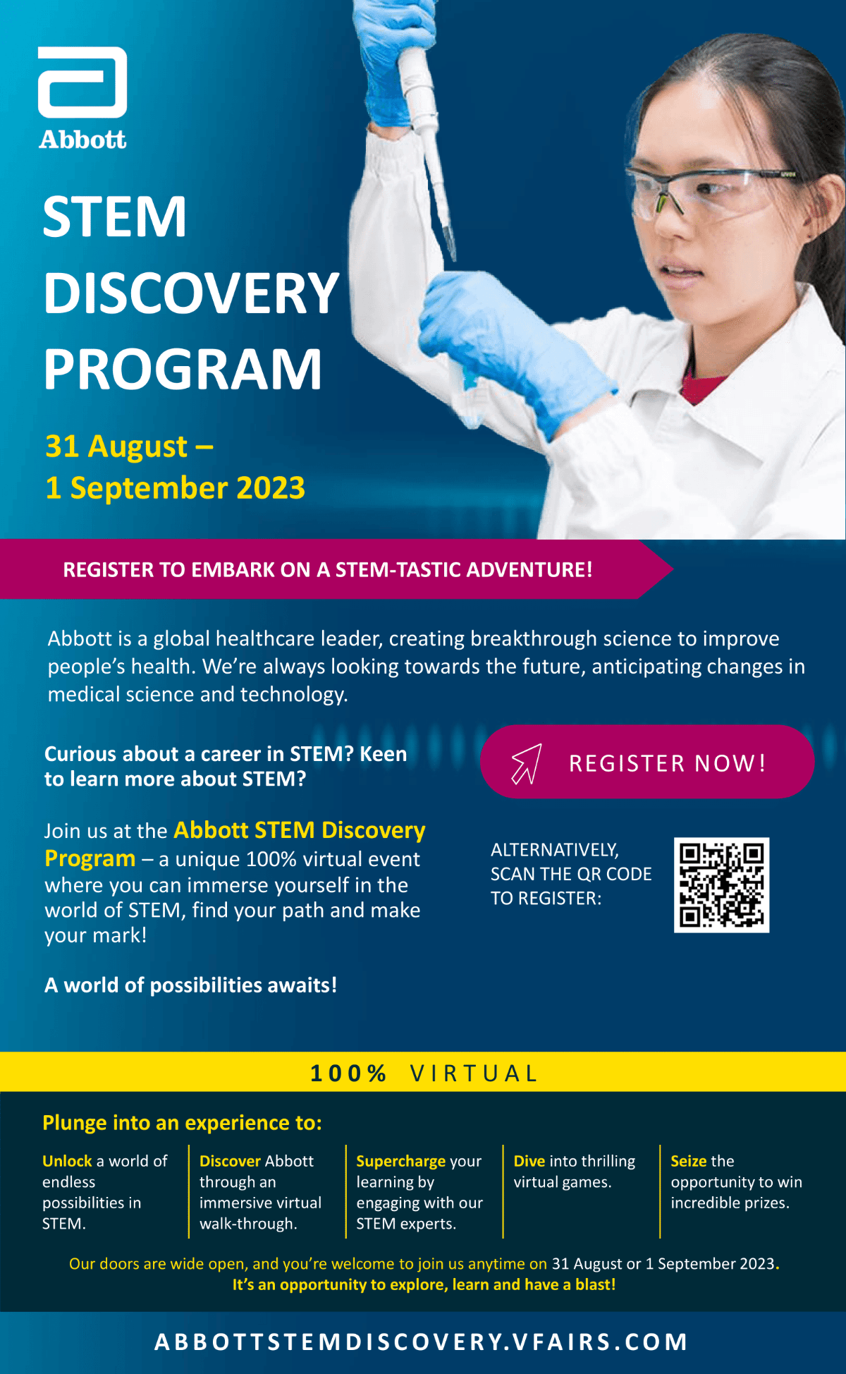 Abbott STEM Discovery Programme - NUS Centre for Future-ready Graduates