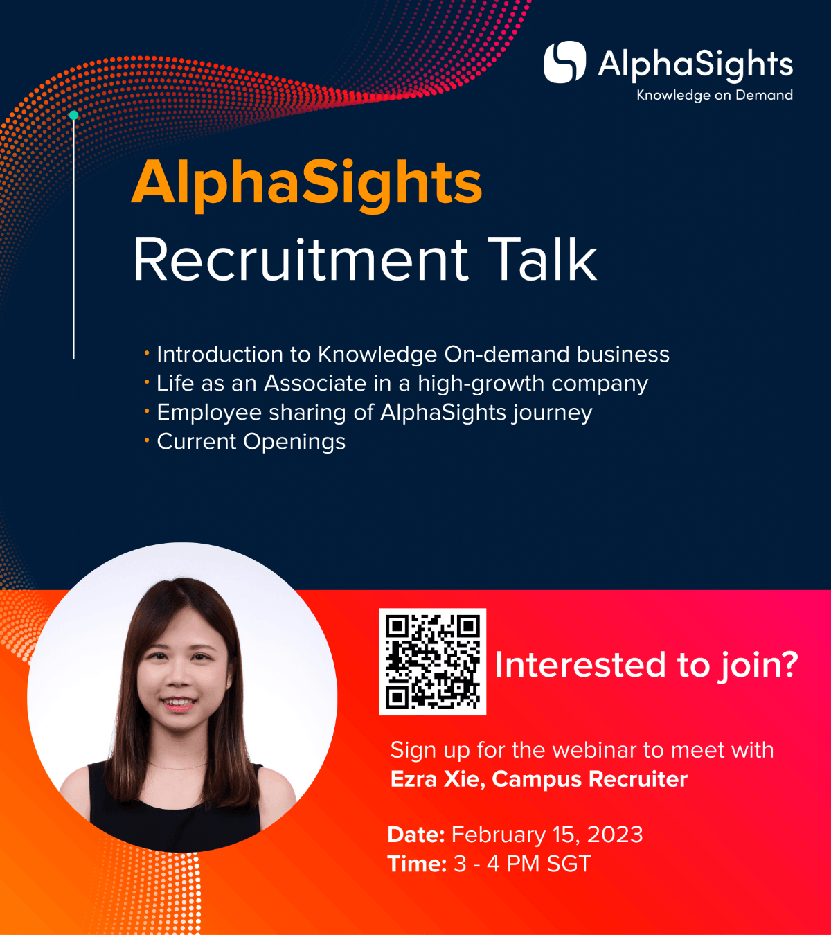 AlphaSights Recruitment Talk 2025 - NUS Centre for Future-ready Graduates