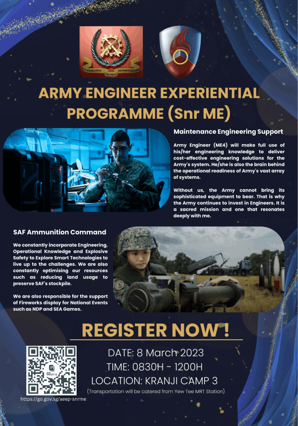 Army Engineer Experiential Programme 2023 - NUS Centre for Future-ready ...