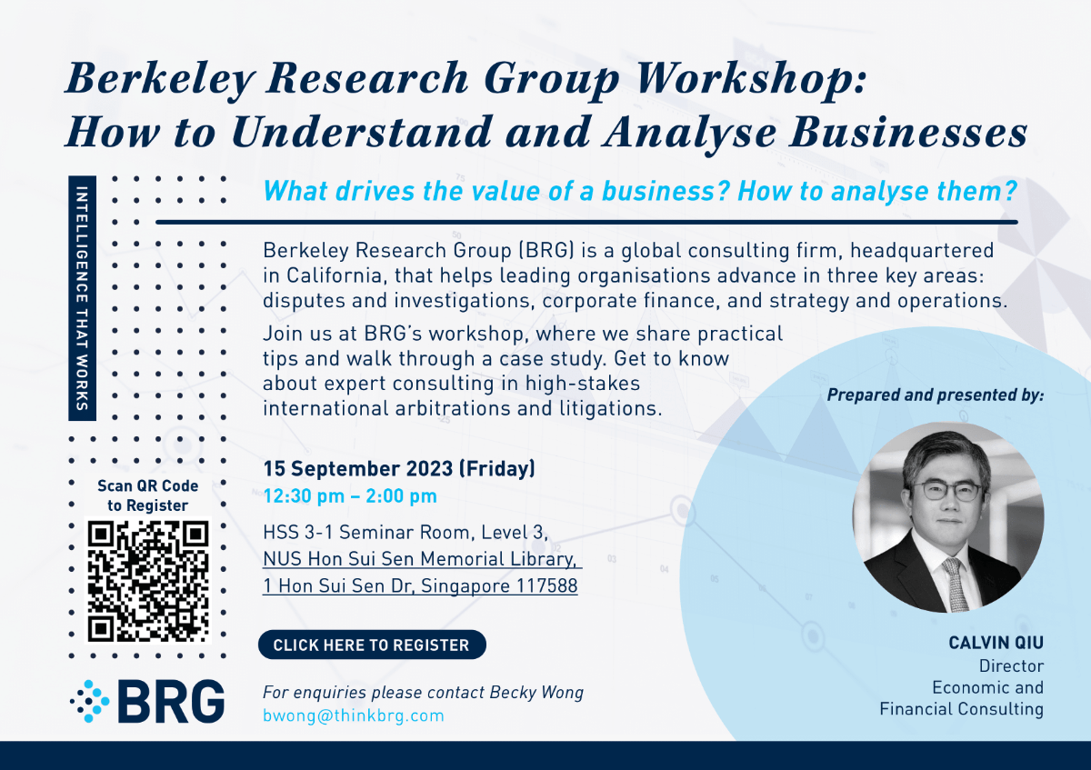Berkeley Research Group Workshop - NUS Centre for Future-ready Graduates