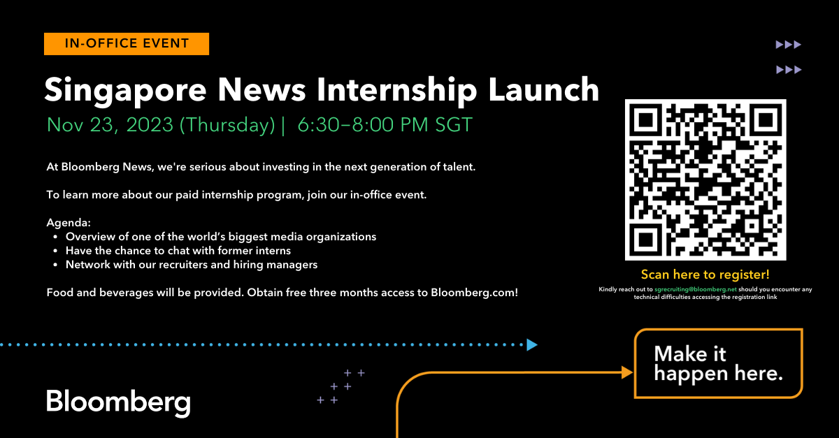 Singapore News Internship Launch - NUS Centre for Future-ready Graduates