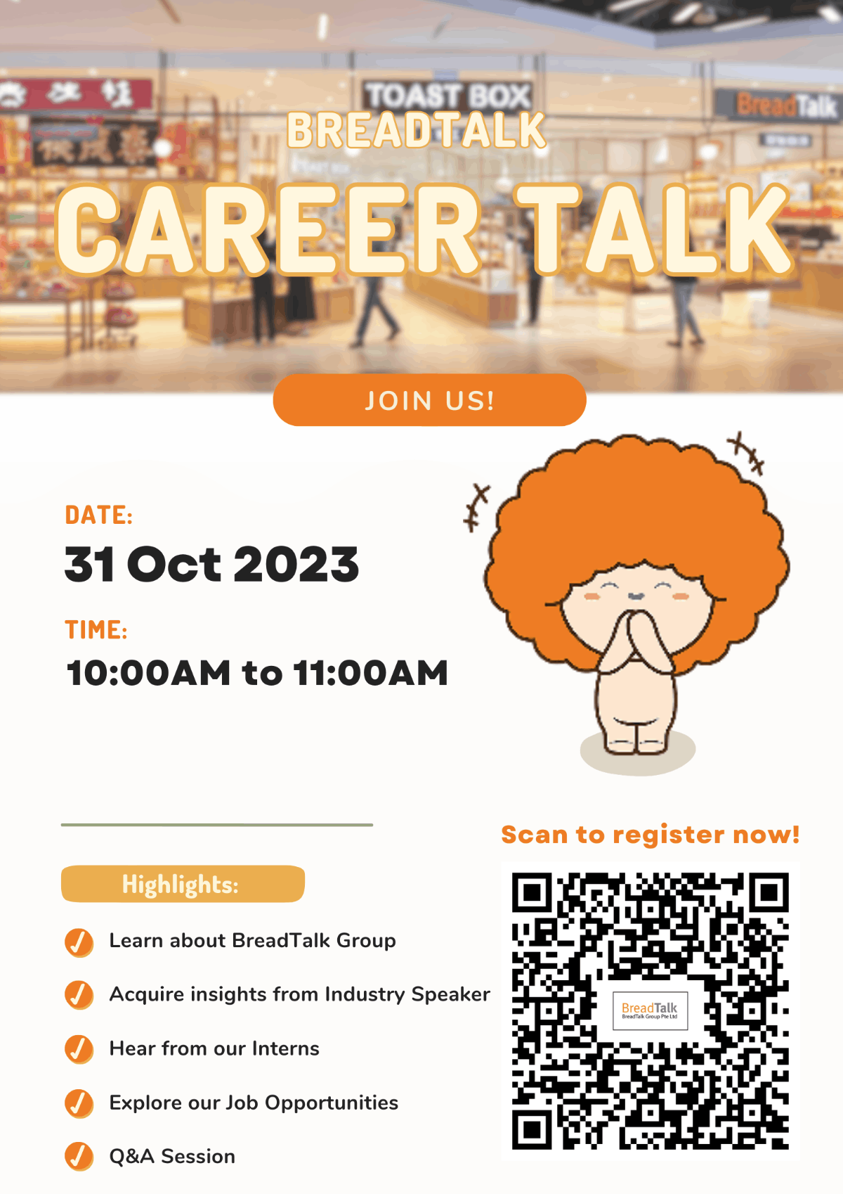 Breadtalk Career Talk - NUS Centre for Future-ready Graduates