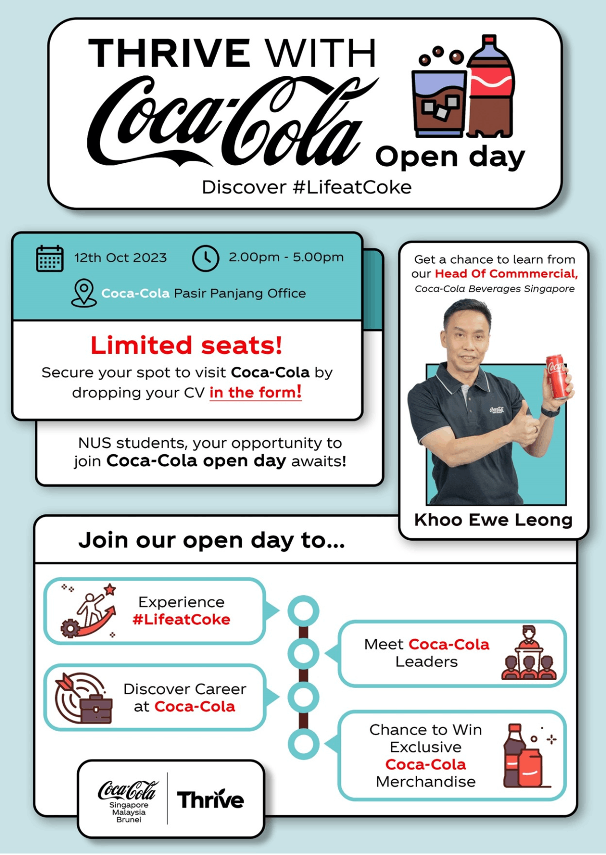 Coca-Cola Open House 2023 - NUS Centre for Future-ready Graduates