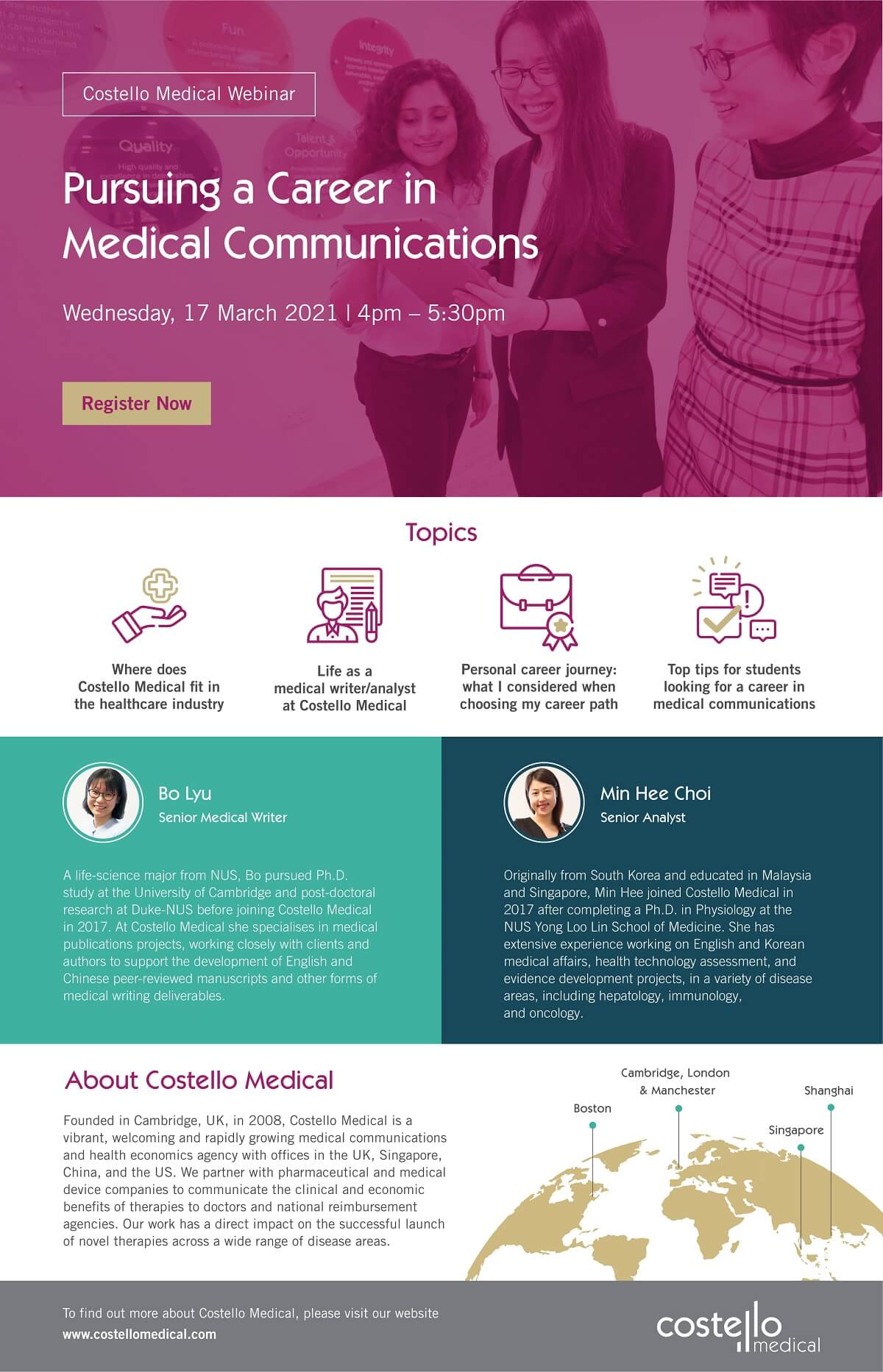 Costello Medical Webinar: Pursuing a Career in Medical Communications ...