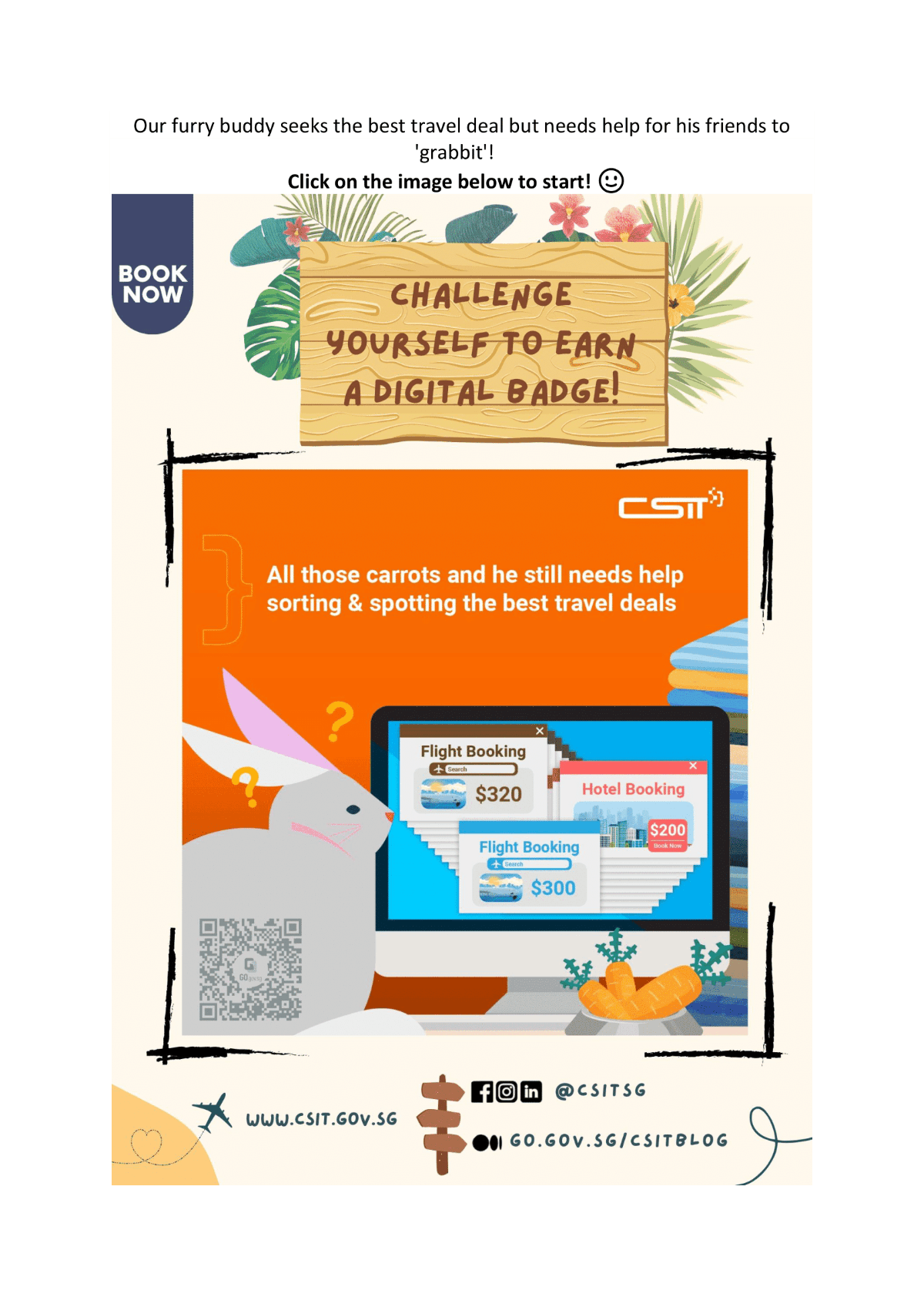 CSIT Mini Challenge #3: Can you help Mighty Saver Rabbit? - NUS Centre ...