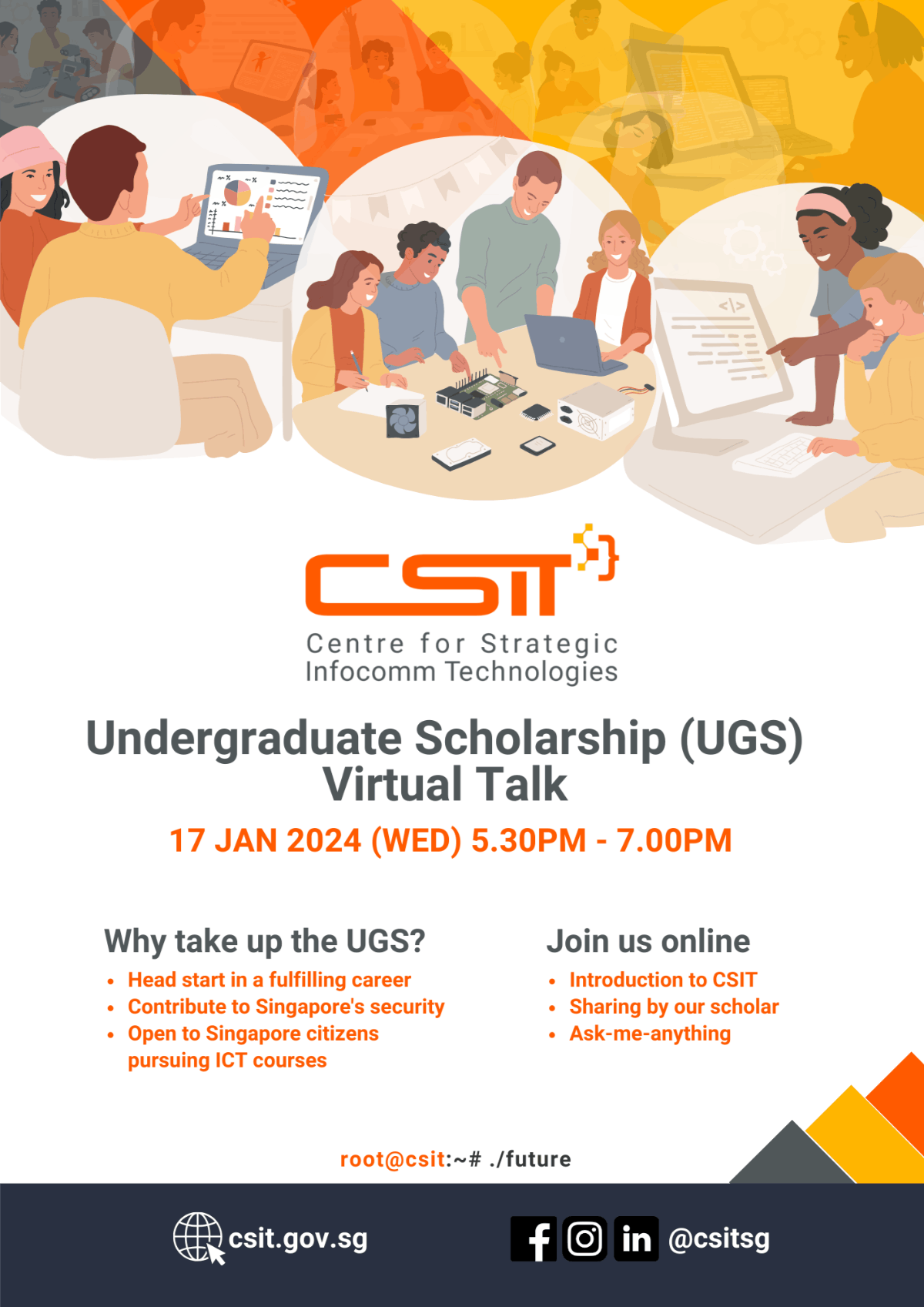 CSIT Undergraduate Scholarship (UGS) Virtual Talk - NUS Centre for ...
