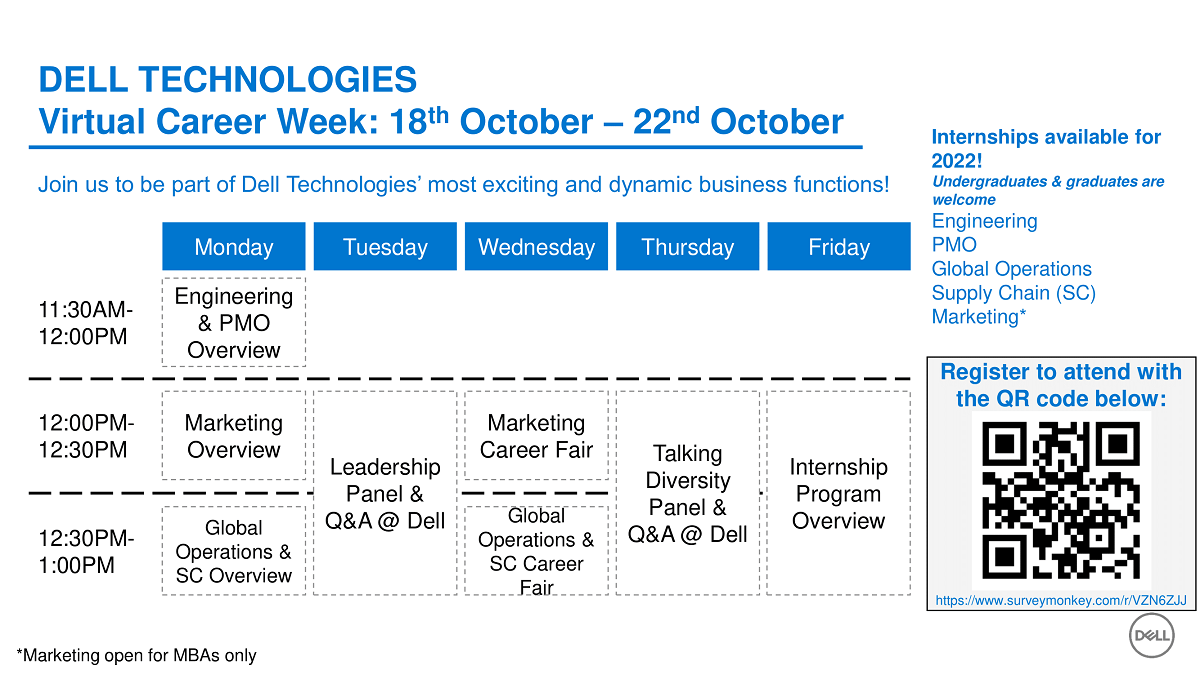 Dell Technologies Virtual Career Week - NUS Centre for Future-ready ...
