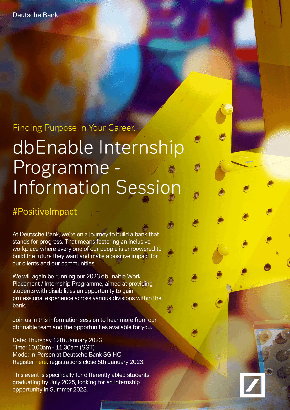 dbEnable Internship Programme Information Session - NUS Centre for ...