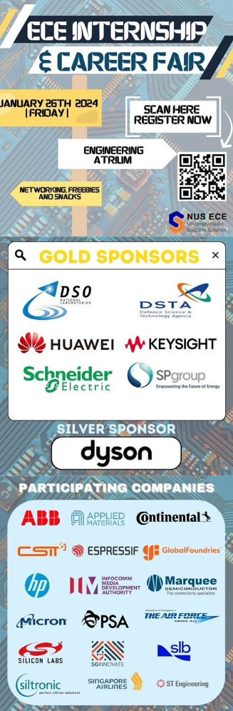 NUS Electrical and Computer Engineering (ECE) Internship and Career Fair 2024 - NUS Centre for ...
