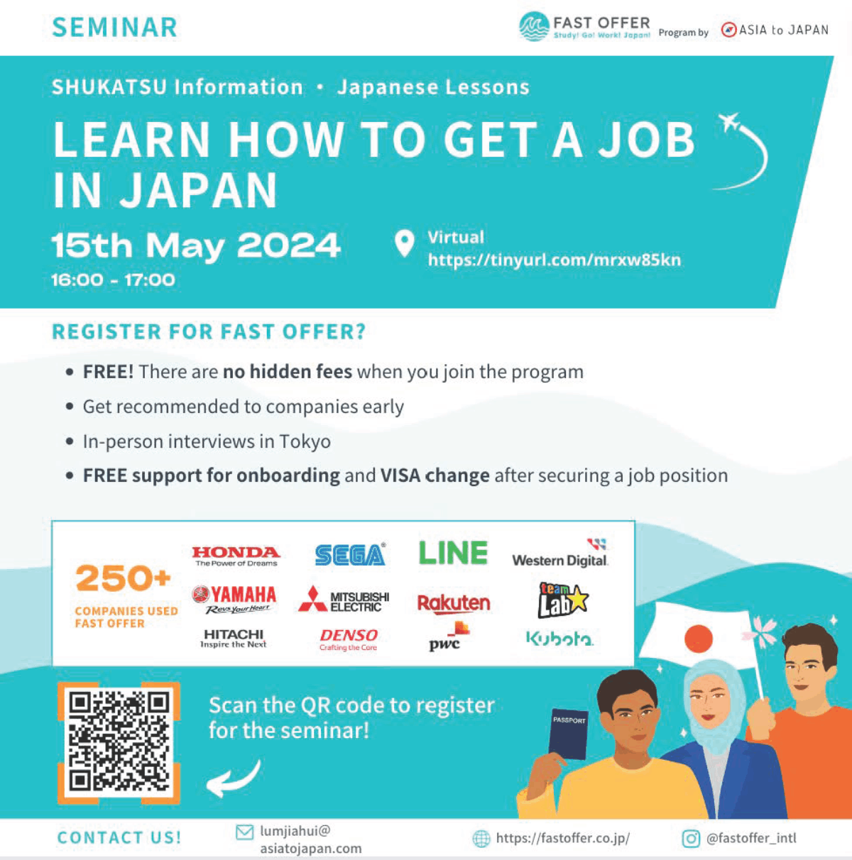 Fast Offer / Asia To Japan Seminar—Work in Japan - NUS Centre for ...