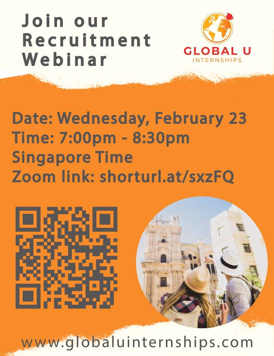 Global U Internships Recruitment Webinar - NUS Centre for Future-ready ...