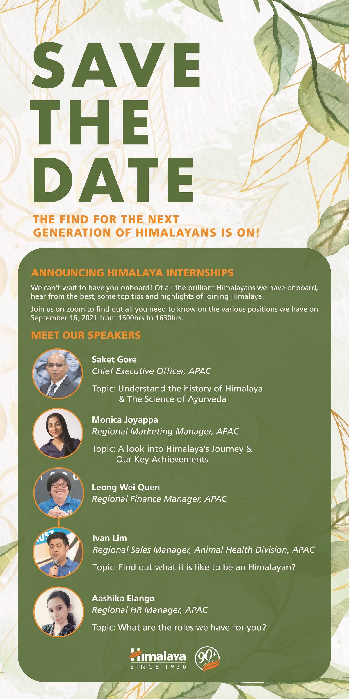 Himalaya Internship Talk - NUS Centre for Future-ready Graduates