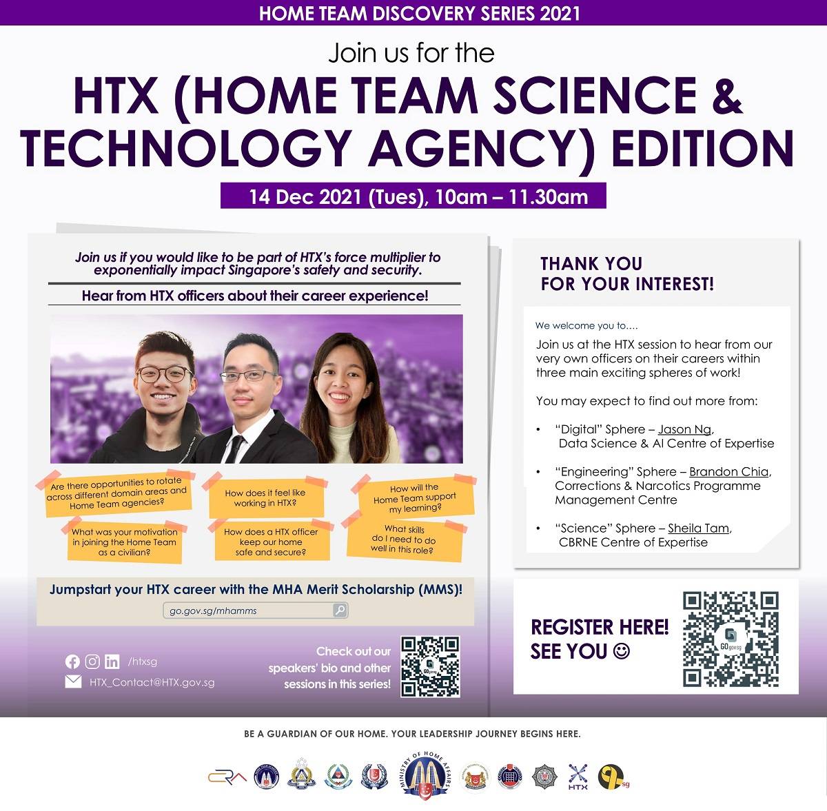 Home Team Discovery Series — HTX Edition - NUS Centre for Future-ready ...