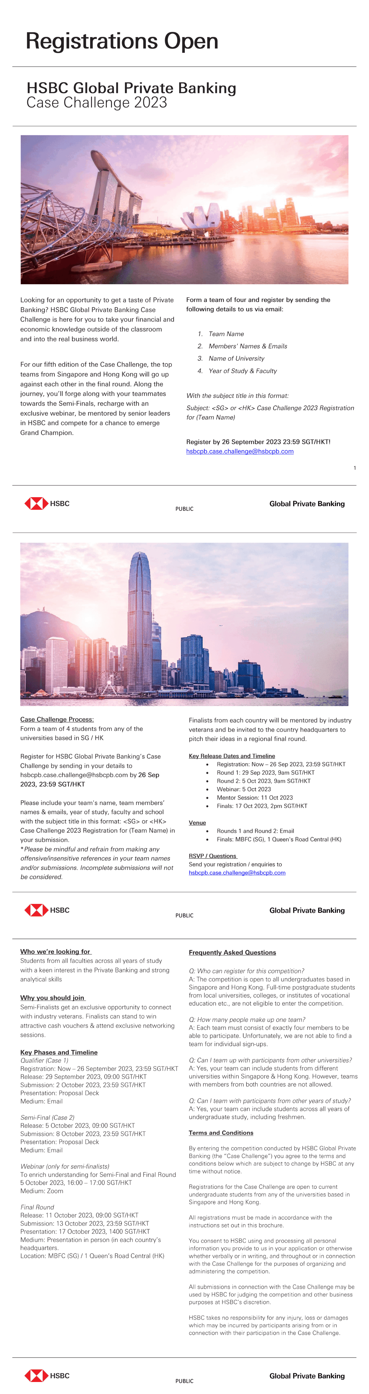 HSBC Global Private Banking Case Challenge 2023 - NUS Centre for Future ...