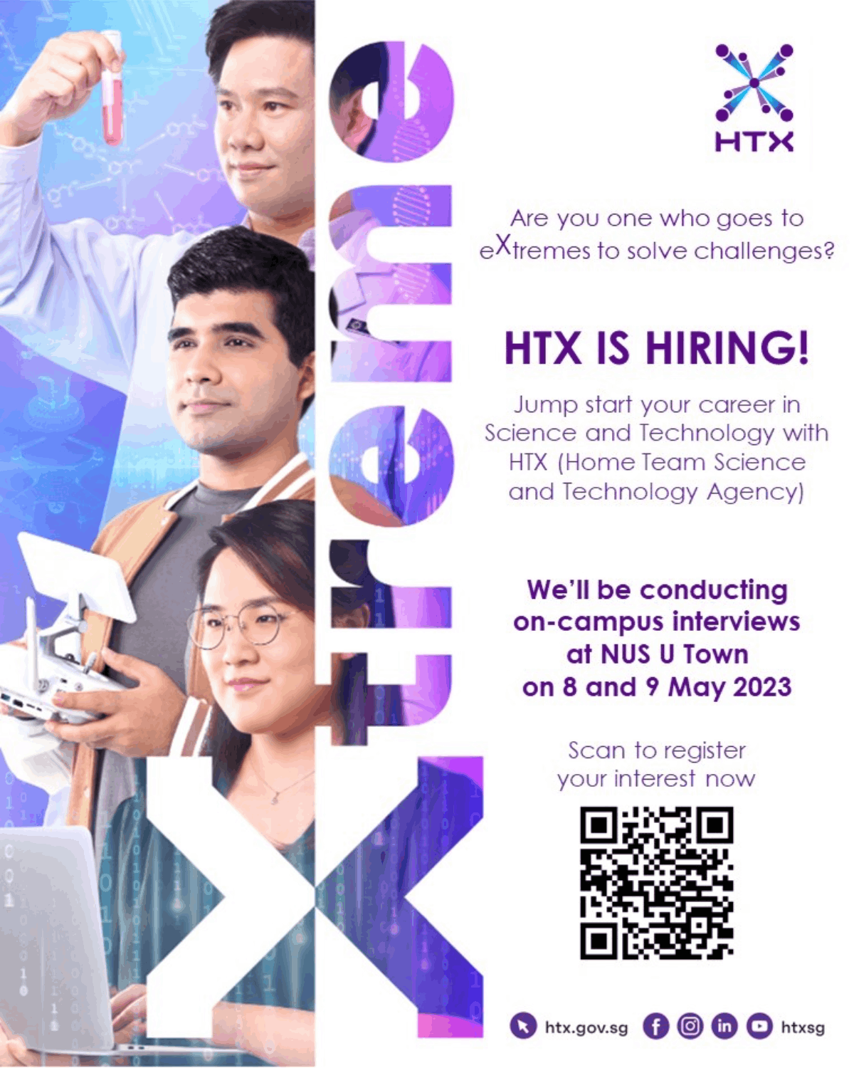 HTX On-Campus Recruitment - NUS Centre for Future-ready Graduates