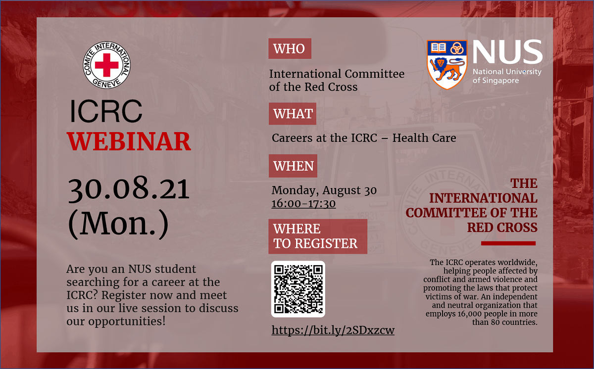Careers at the International Committee of the Red Cross (ICRC) — Health ...
