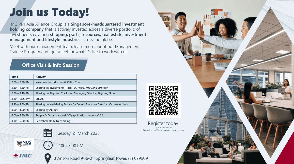 IMC Management Trainee Programme (MTP) - NUS Centre for Future-ready ...