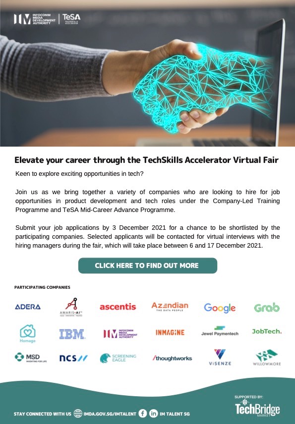IMDA TechSkills Accelerator Fair - NUS Centre for Future-ready Graduates