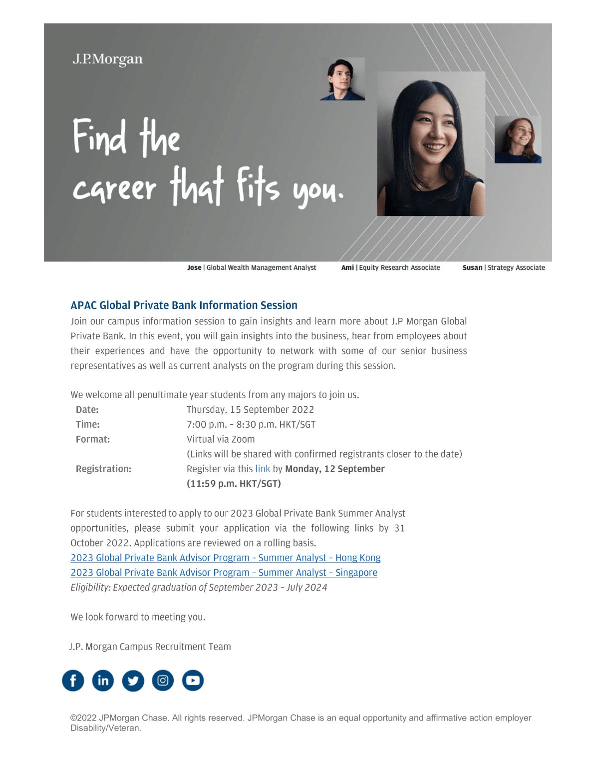 APAC Global Private Bank Information Session - NUS Centre for Future ...