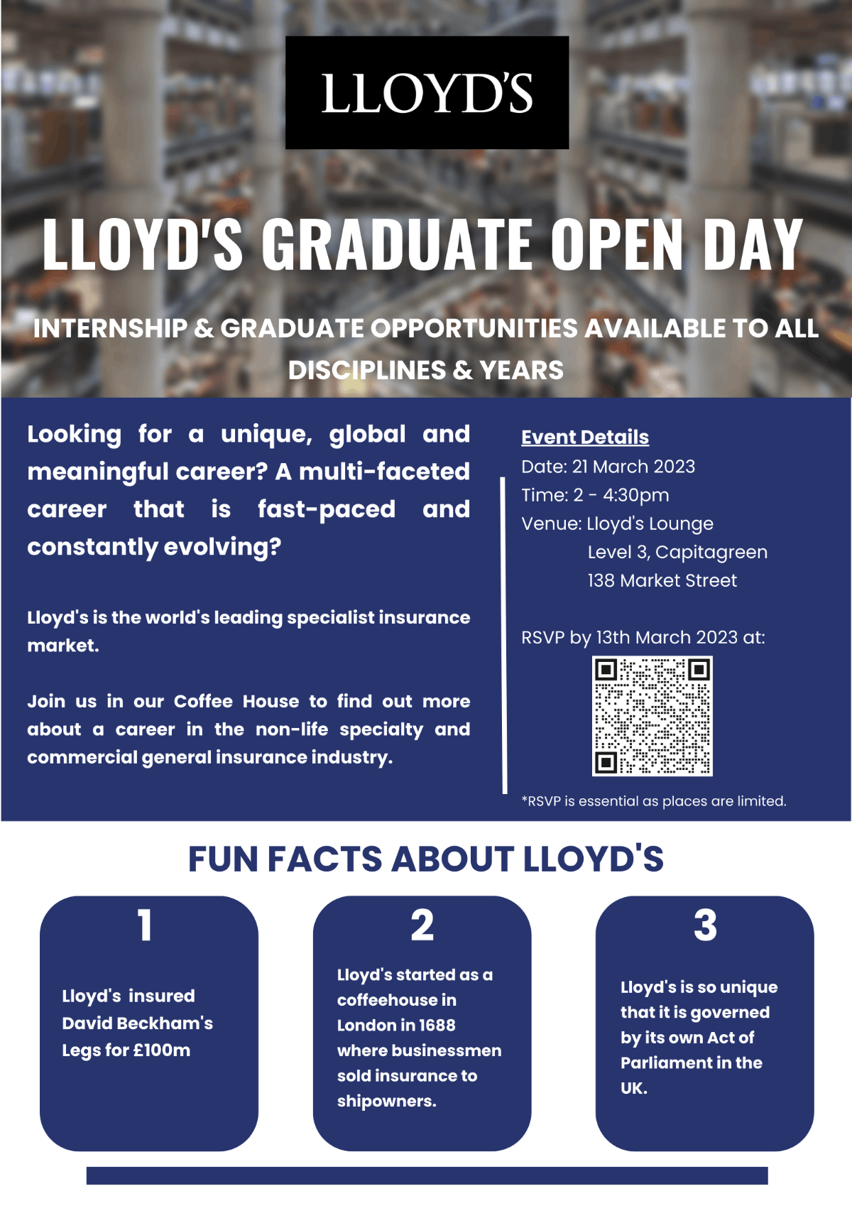 Lloyd's Graduate Open Day 2023 - NUS Centre for Future-ready Graduates