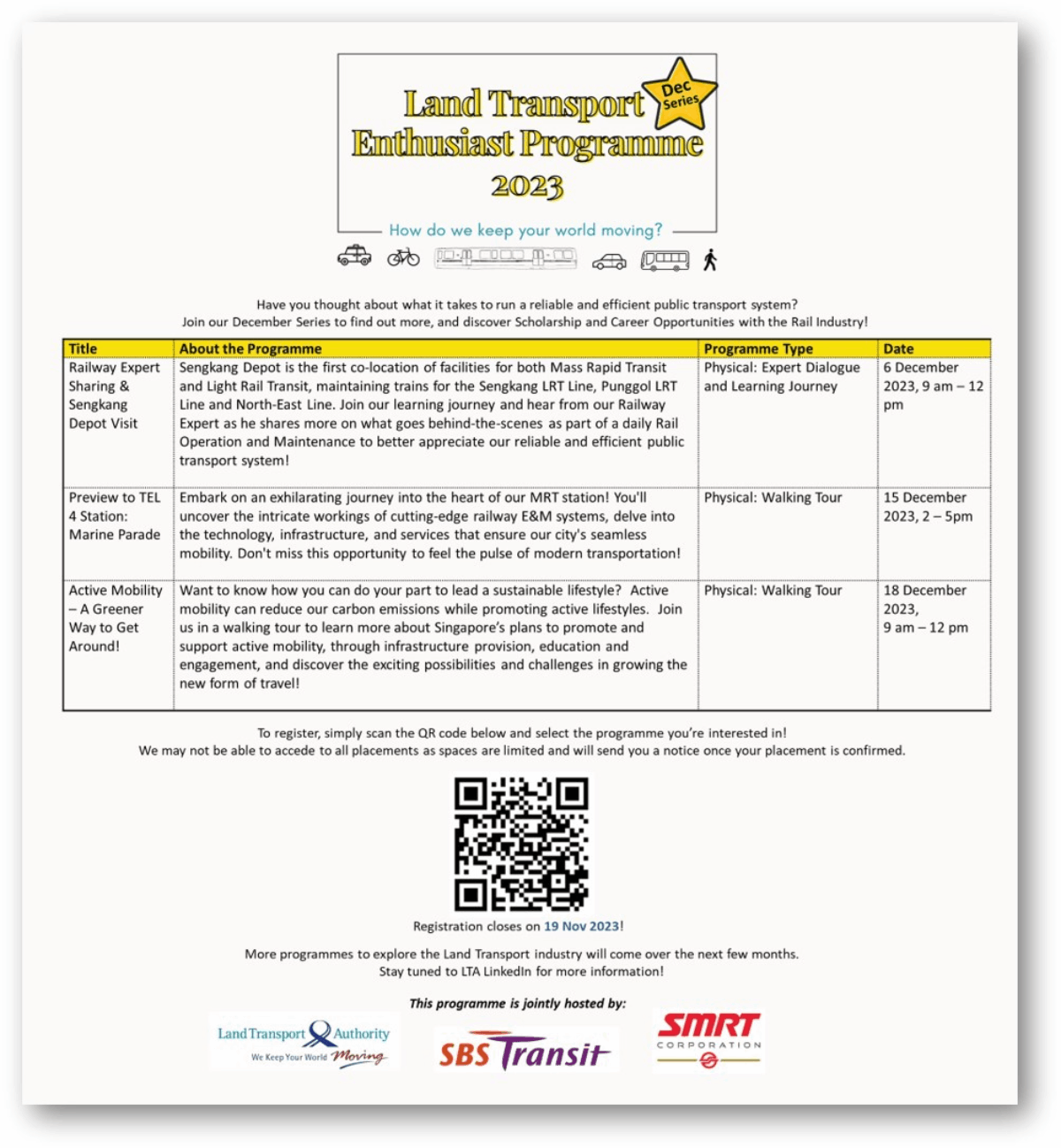 LTA Land Transport Enthusiast Programme 2023 - Railway Expert Sharing ...