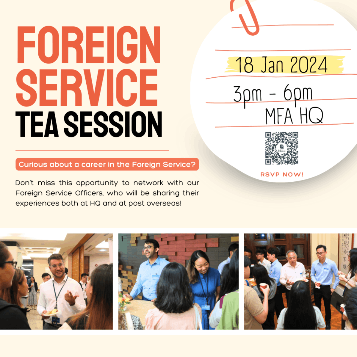 2024 Foreign Service Tea Session - NUS Centre for Future-ready Graduates