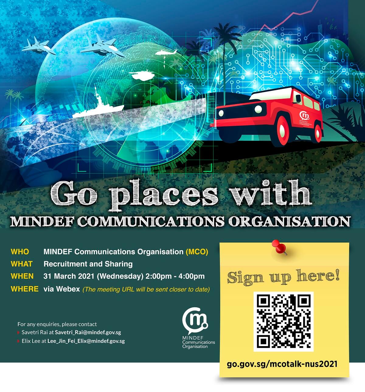 Go Places with MINDEF Communications Organisation - NUS Centre for ...