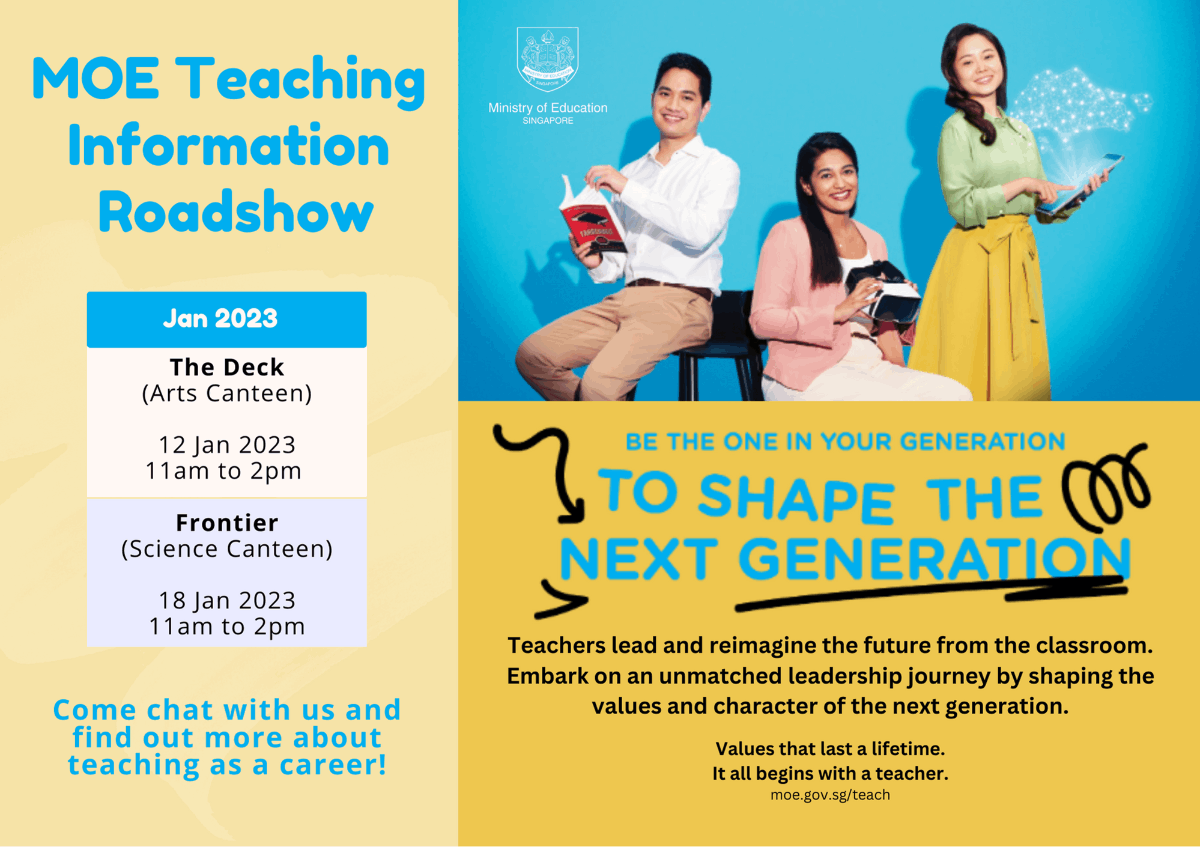 MOE Teaching Information Roadshow - NUS Centre for Future-ready Graduates