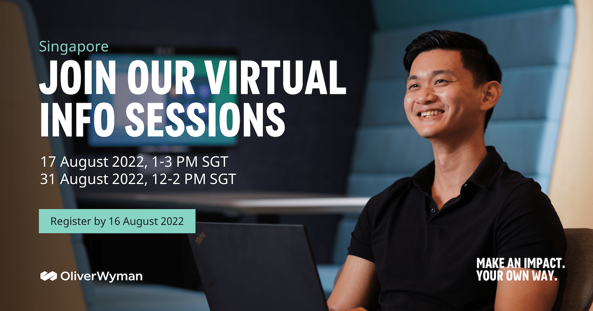 Oliver Wyman Virtual Information Session 2 - NUS Centre for Future ...