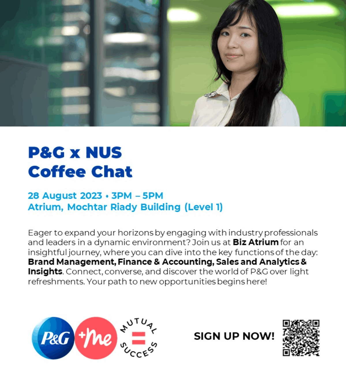 P&G x NUS Coffee Chat - NUS Centre for Future-ready Graduates
