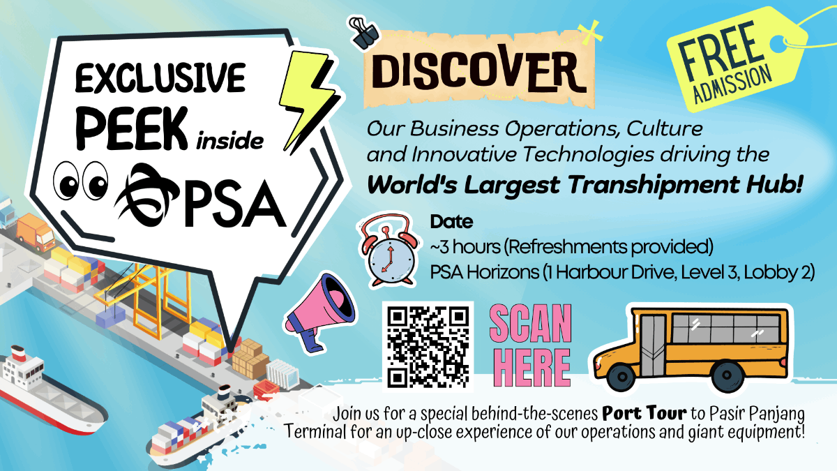 Discover PSA - Behind-the-scenes Port Tour for NUS CHS students - NUS ...