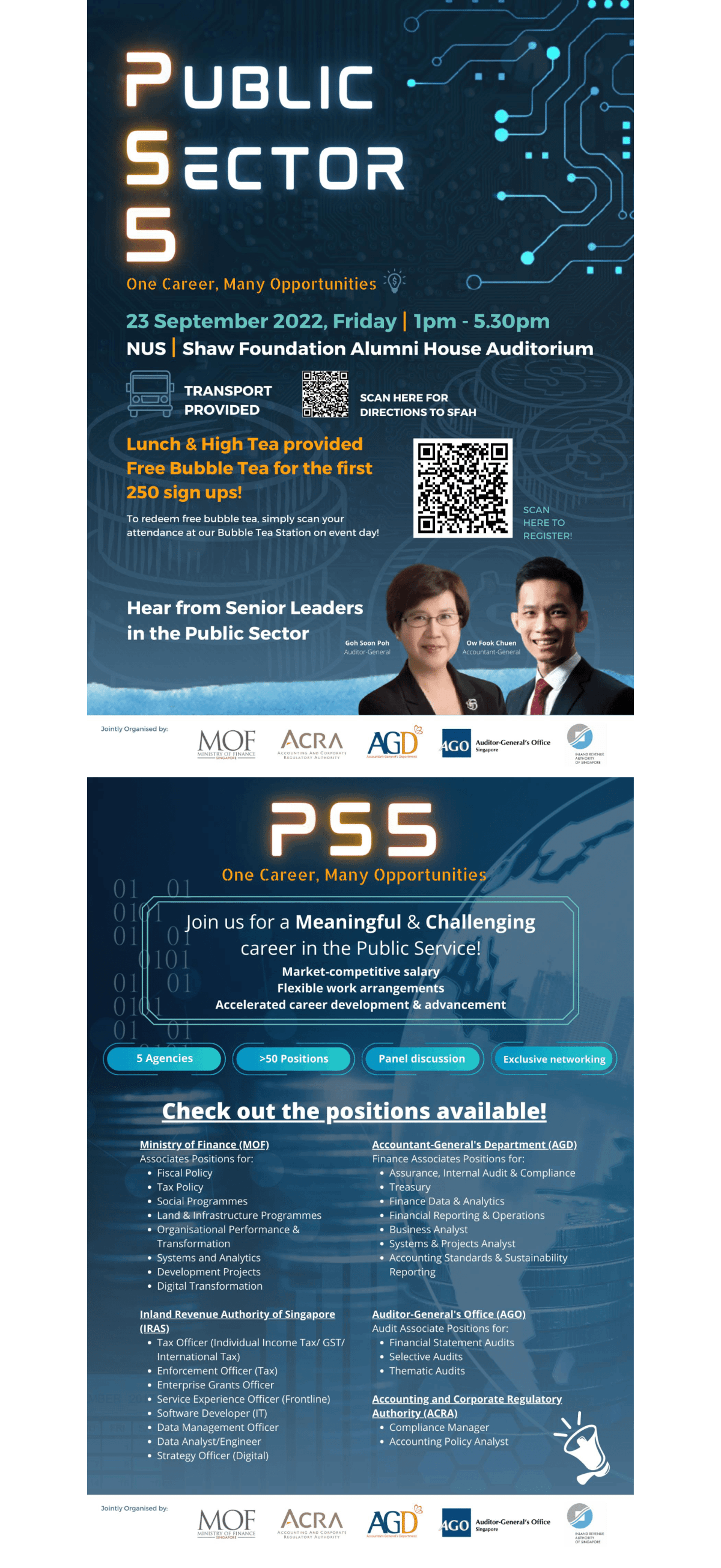 Public Sector 5 (PS5) – Recruitment and Networking Event - NUS Centre ...