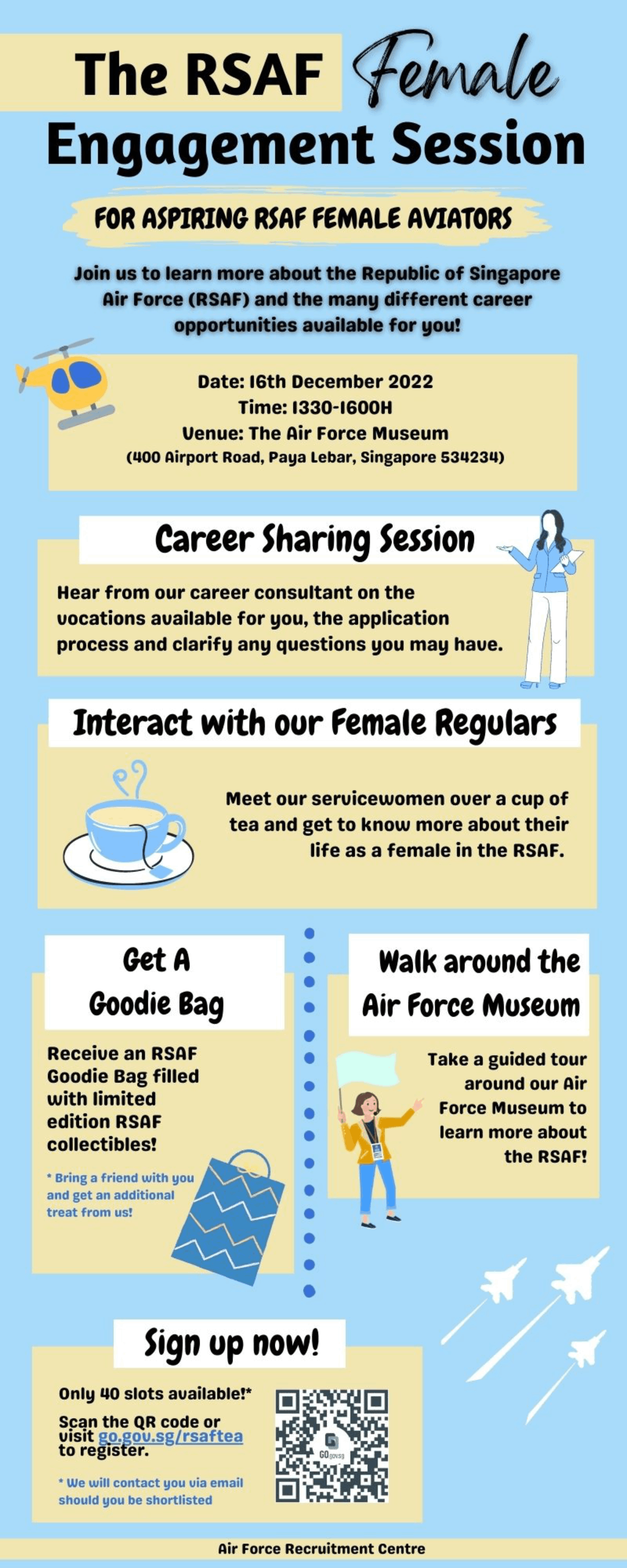 The RSAF Female Engagement Session (Hi!-Tea) - NUS Centre for Future ...