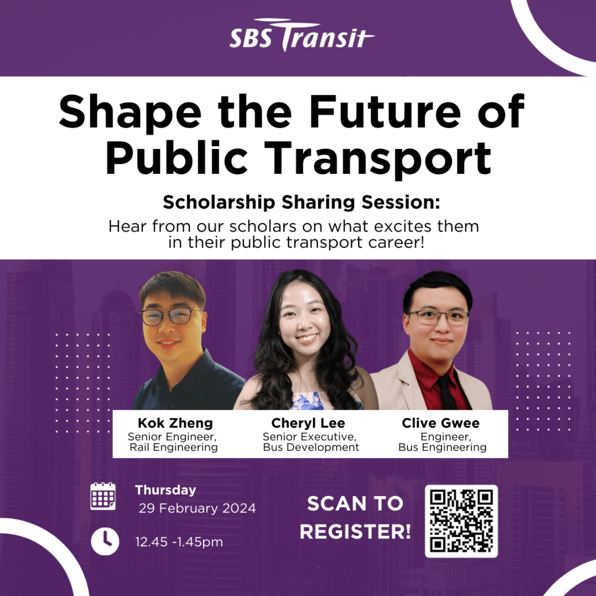 Shape the Future of Public Transport - SBS Transit SgIS Scholarship Sharing - NUS Centre for ...