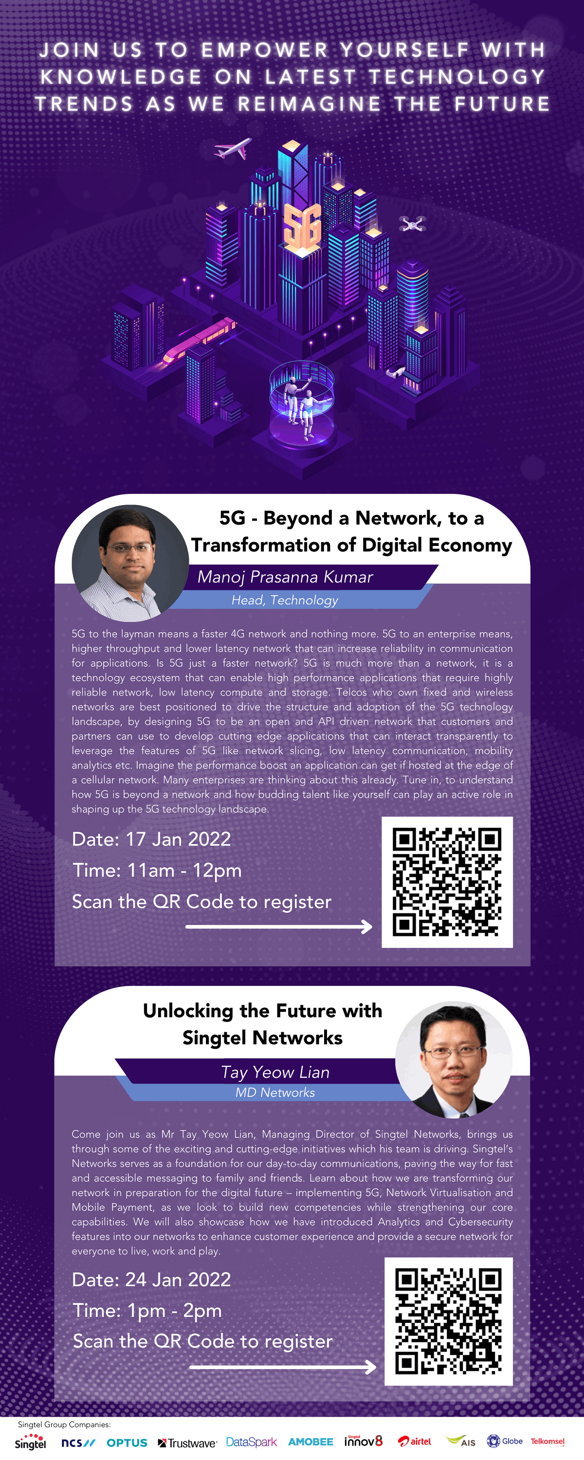 Singtel 5G — Beyond a Network, to a Transformation of Digital Economy ...