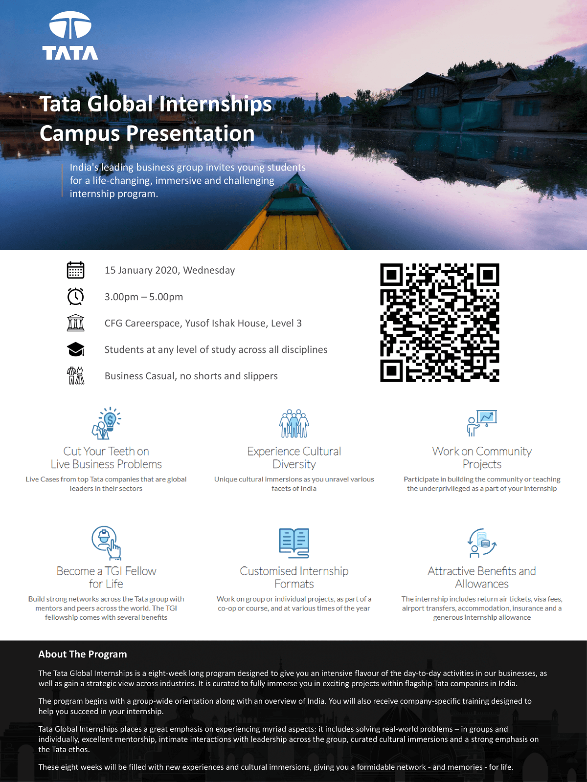 Tata Global Internships Talk - NUS Centre for Future-ready Graduates