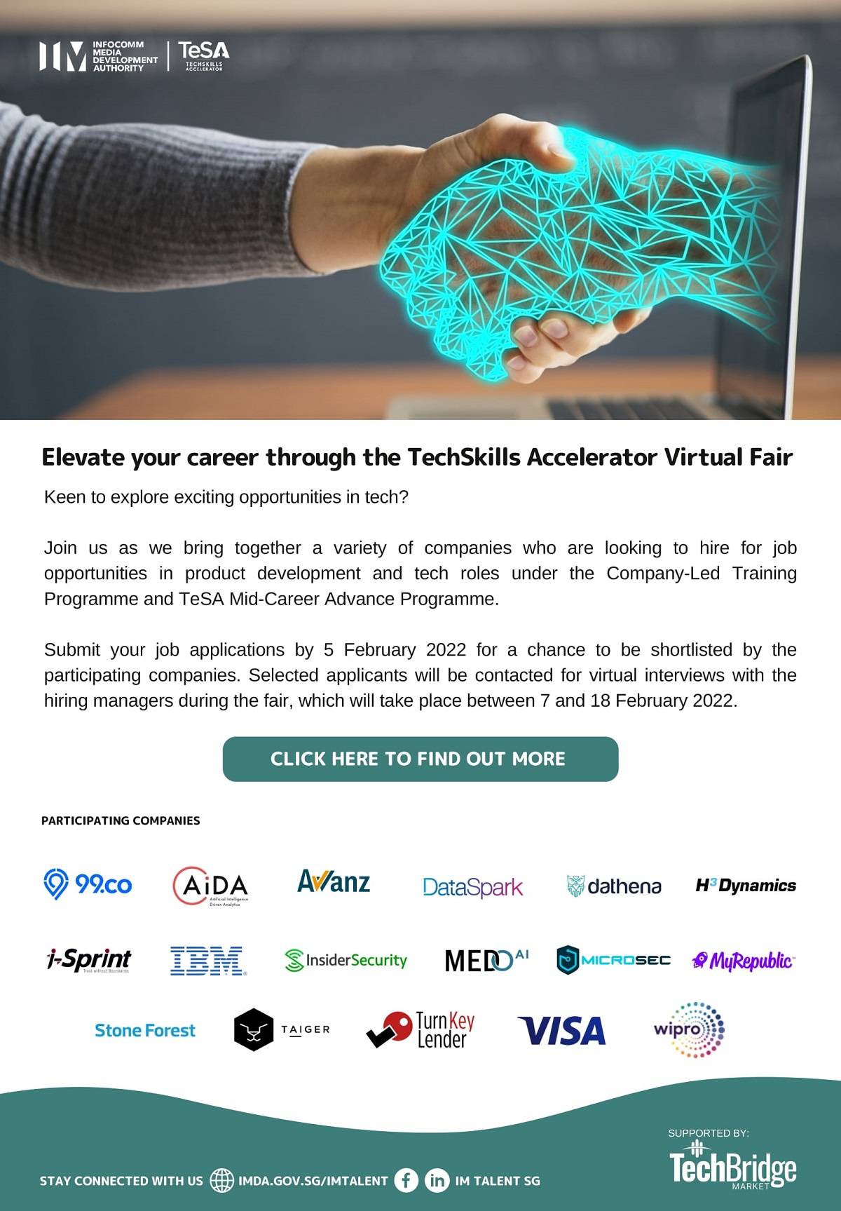 IMDA TechSkills Accelerator Fair Jan – Feb 2022 - NUS Centre for Future ...