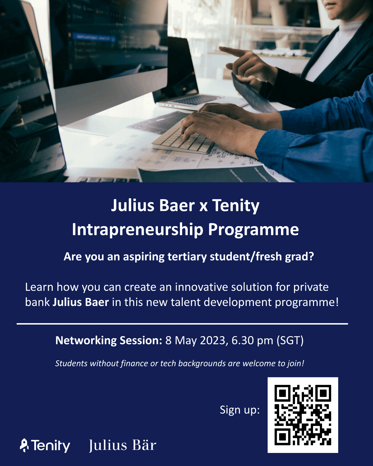 Tenity x Julius Baer Intrapreneurship Programme Info Sharing Session - NUS Centre for Future ...