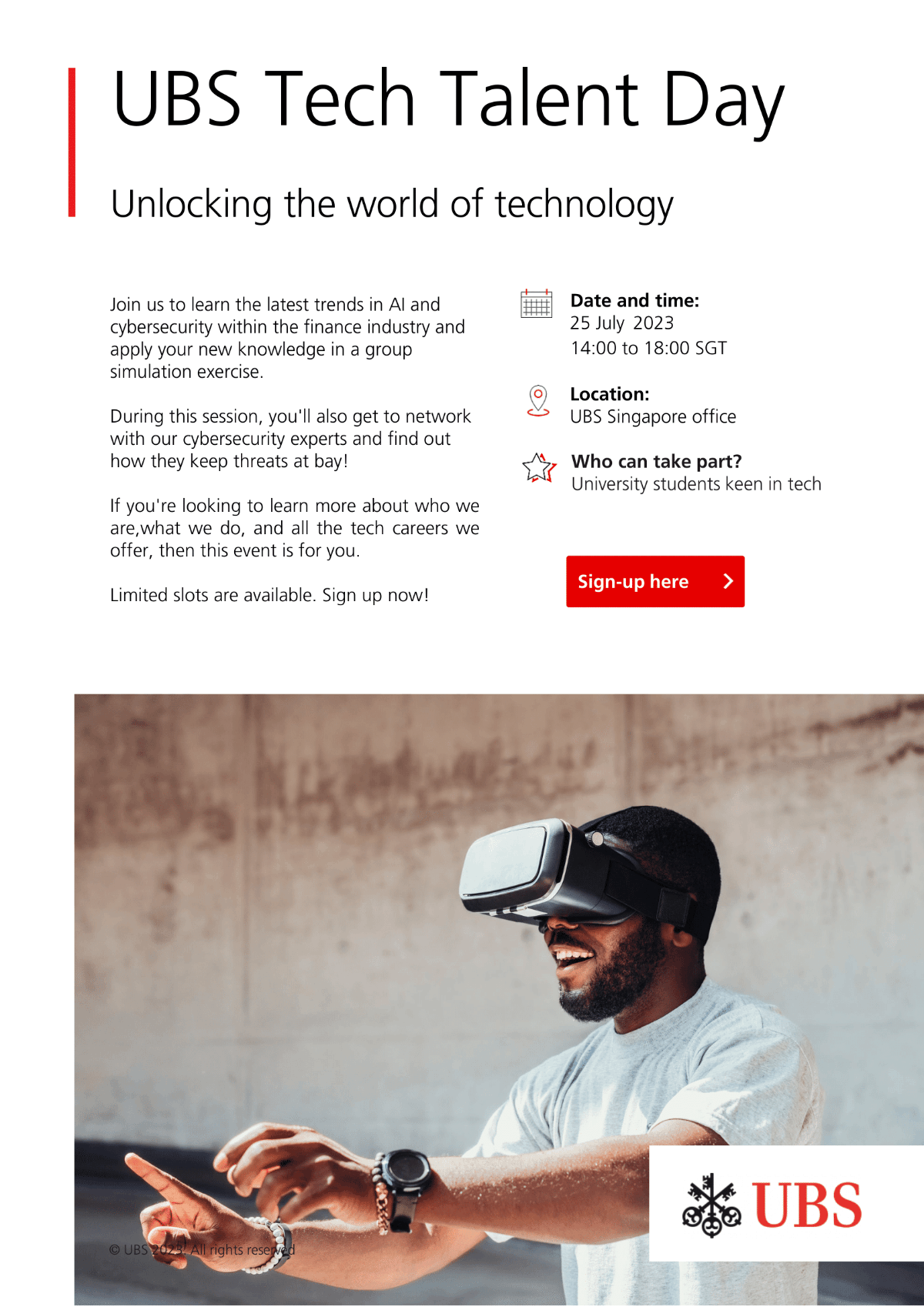 UBS Tech Talent Day - NUS Centre for Future-ready Graduates