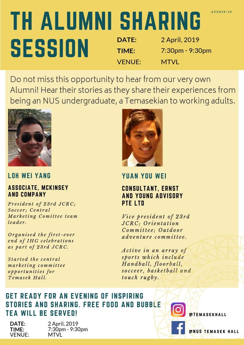 Alumni Sharing Session 2019