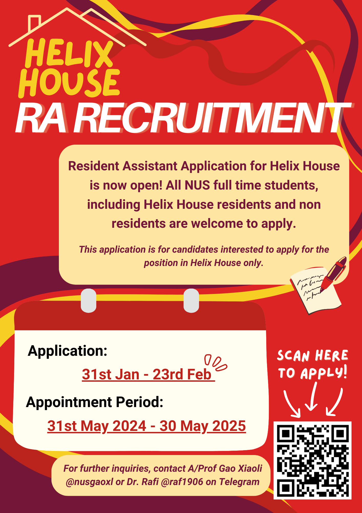 Resident Assistant Recruitment
