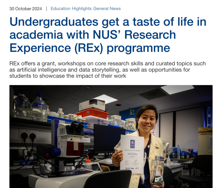NUS Undergraduate Research – UROP