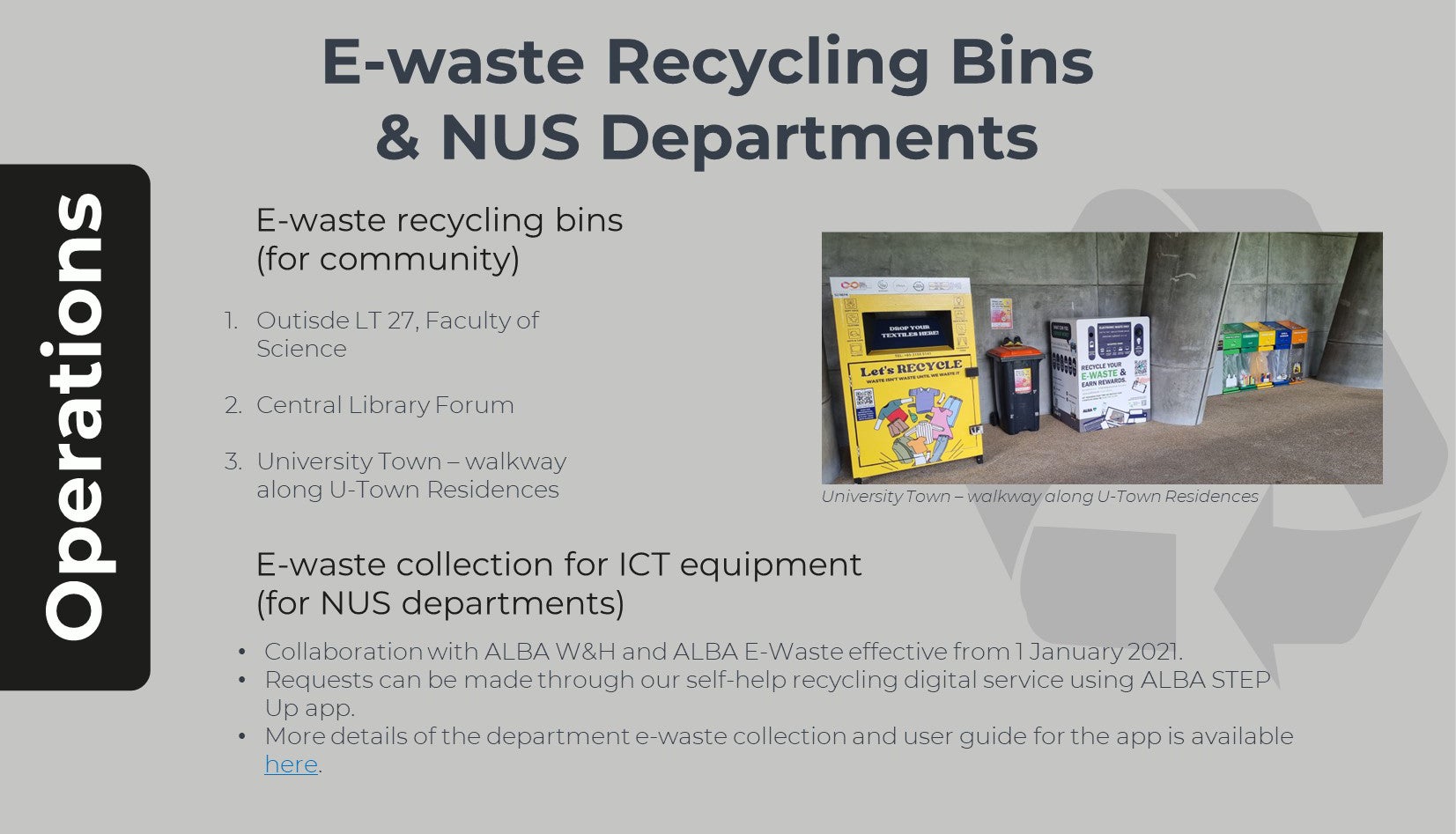 E-Waste - NUS Zero-Waste
